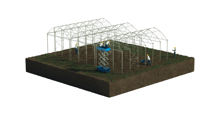 Vegtech Project Process | Greenhouse Solution Projects - Netafim